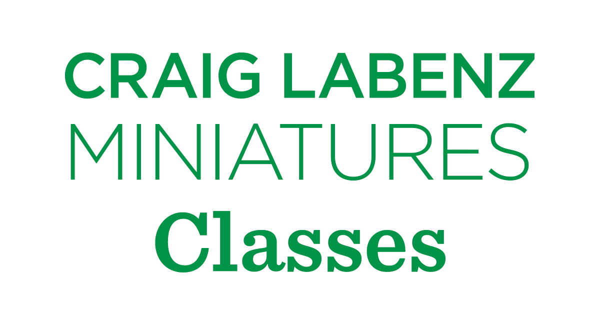 Pennsylvania Bucket Bench Class - Craig Labenz Miniatures